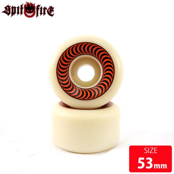 話題の高性能ウィール FORMULA FOURSPITFIRE 独自の開発により重量も軽くスピードも早いなおかつパンクがしにくいハイパフォーマンスウィールを是非お試し下さい。BRAND:SPITFIREMODEL:F4 99D OG CLA...