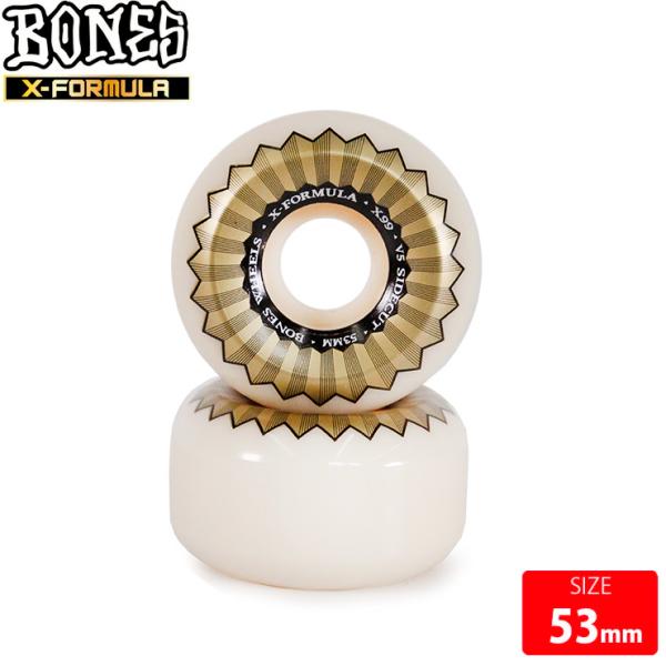 [BONES WHEEL]信頼あるパーフェクトなウィールブランドですスケートスポットの路面に応じた硬度、幅、径で設計され、スピードや耐久性テストを何度も重ね作り上げられた【 X-Formula 】X-FormulaはBONES WHEELS...