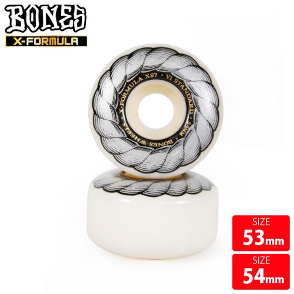 [BONES WHEEL]信頼あるパーフェクトなウィールブランドですスケートスポットの路面に応じた硬度、幅、径で設計され、スピードや耐久性テストを何度も重ね作り上げられた【 X-Formula 】X-FormulaはBONES WHEELS...