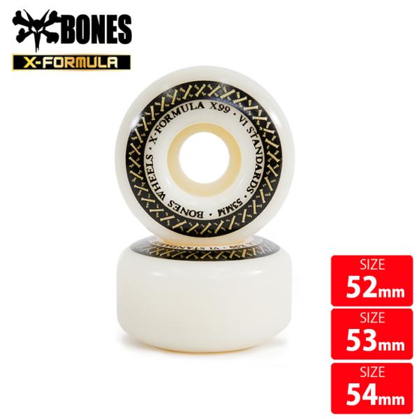 [BONES WHEEL]信頼あるパーフェクトなウィールブランドですスケートスポットの路面に応じた硬度、幅、径で設計され、スピードや耐久性テストを何度も重ね作り上げられた【 X-Formula 】X-FormulaはBONES WHEELS...
