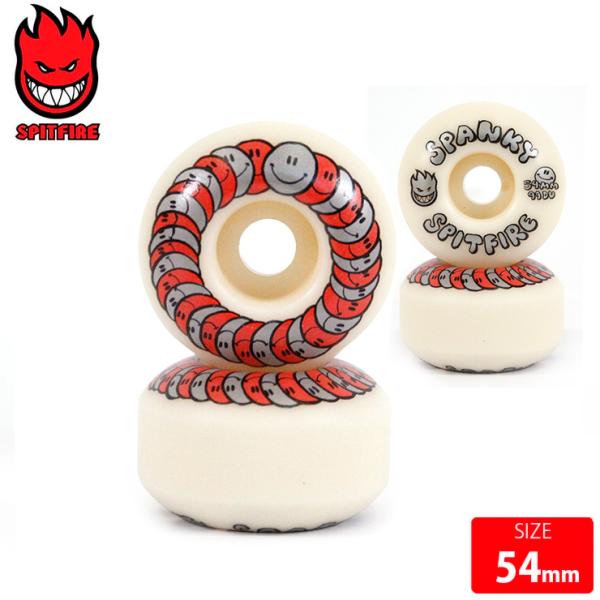 BRAND:SPITFIRE/スピットファイヤーMODEL:F4 KEVIN SPANKY LONG HAPPY CLASIC堅さ: 99DSHAPE:CLASICSIZE 54mm4個セットの価格です