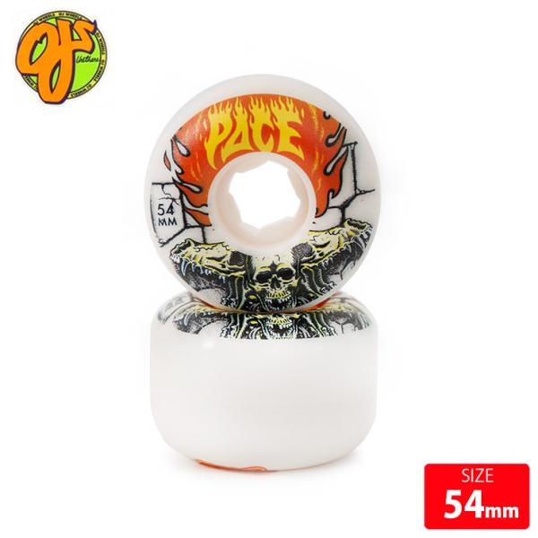 [OJ WHEELS オージェイウィール]80年代を代表する老舗ウィールブランド。コアなスケートファンに確立した支持を得ている。MODEL:ELITE PACE DUNGEON 101A CHURRIES■SPEC 101A■SIZE 54...