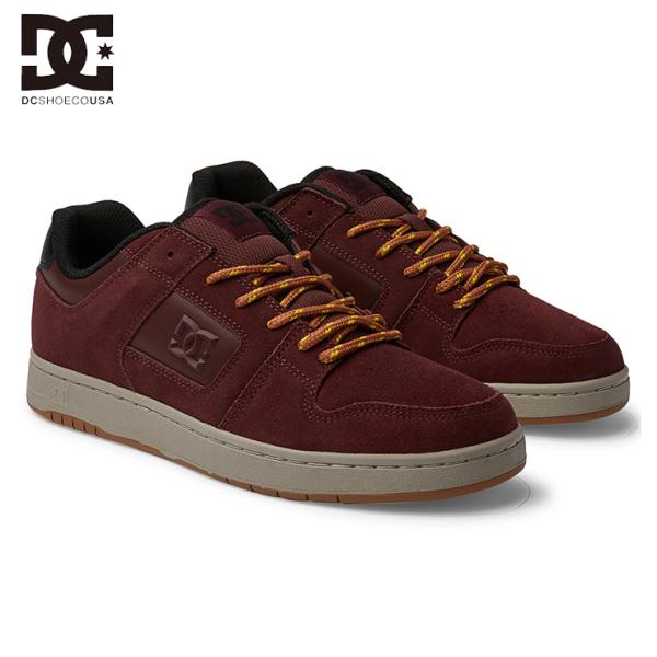 DC Shoes MANTECA 4 S耐久性の高いSUPER SUEDEと、ワークブーツを彷彿とさせる丸紐のシューレースが特徴的なMANTECA 4 S。フォームパッド入りの履き口と厚手のタンに、その横ずれを防ぐTONGUE CENTER...