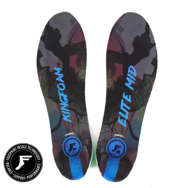 [FOOT PRINT INSOLE /FPインソール]従来のインソールとは一線を画す画期的なインソールブランド 米軍でも使用されている特殊素材、Kingfoam と呼ばれる超低反発素材を使用したインソールブランド、90%〜95%という数値...