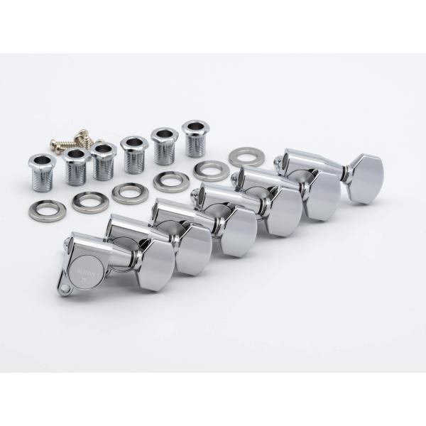 6連ペグ。※【メーカーお取り寄せ】となっております。在庫切れの際にはお取り寄せにお時間をいただく場合がございます。付属品：ナット 6個、ワッシャー 6個、取付ビス 6本入数：L側 6個