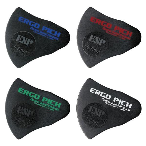 ERGO PICKは人間工学に基づいて設計された新発想のピックです。指の付け根に包み込むように持つ事で、ピックの回転やズレ、落下を防止し長時間の演奏でも疲れません。力む必要が無くなるため、ピッキングそのものに集中することができます。テンポの...