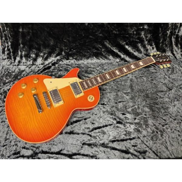 SPECBODY (Top) Flame Maple Veneer on Hard Maple w/Ivory Binding, (Back) MahoganyNECK MahoganyFINGERBOARD Rosewood, 22fre...