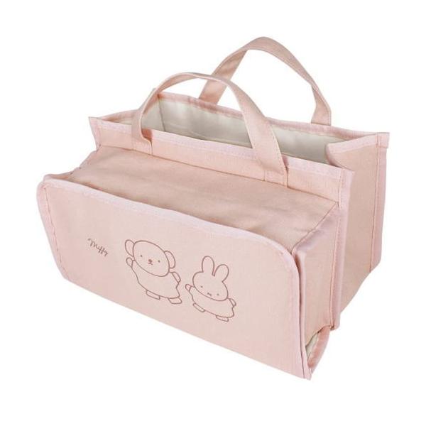 ミッフィーのティッシュカバーとハンドルが付いた便利な収納バッグです。ハンドル付きなので、持ち運びに便利！小物の収納にピッタリのサイズ感。ボックスティッシュがセットできるので、メイクやベビーのケアに便利なアイテムです。●サイズ/約H15.5×...