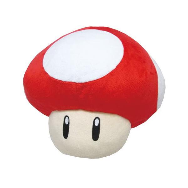 任天堂「スーパーマリオ」のゲームに登場するアイテムが大きなクッションになって登場！まるでゲームの中から飛び出てきたみたい！？なリアルサイズ。クッションやテレビまくらとして使ったり、お部屋のインテリアにもぴったり！●サイズ/約26×30×28...