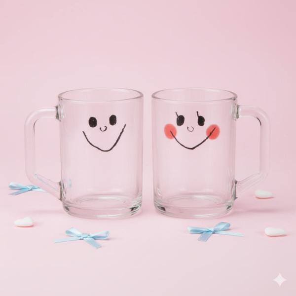 なかよしペアジョッキは、食卓にちょっとした楽しさをプラスしてくれるアイテムです。シンプルなスマイルデザインで、使うたびにやさしい気分になります。ペアで使えば、家族や友人との時間もよりなごやかに。ガラス製でしっかりしているので、普段使いにも取...