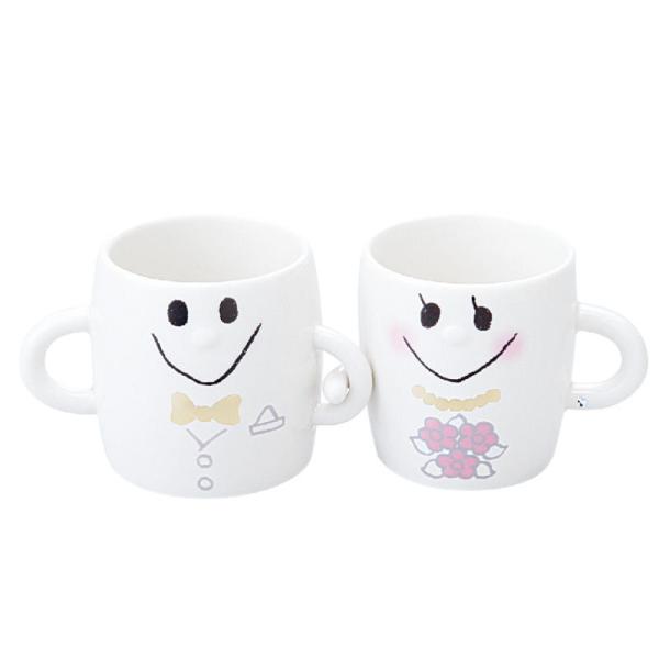 「ウェディングマグ 洋装 なかよしペアシリーズ」は、結婚のお祝いにぴったりのペアマグカップです。新郎新婦をイメージしたデザインで、並べて使うとやさしい雰囲気が広がります。見た目はかわいく、普段使いしやすいのもポイント。いつものティータイムが...