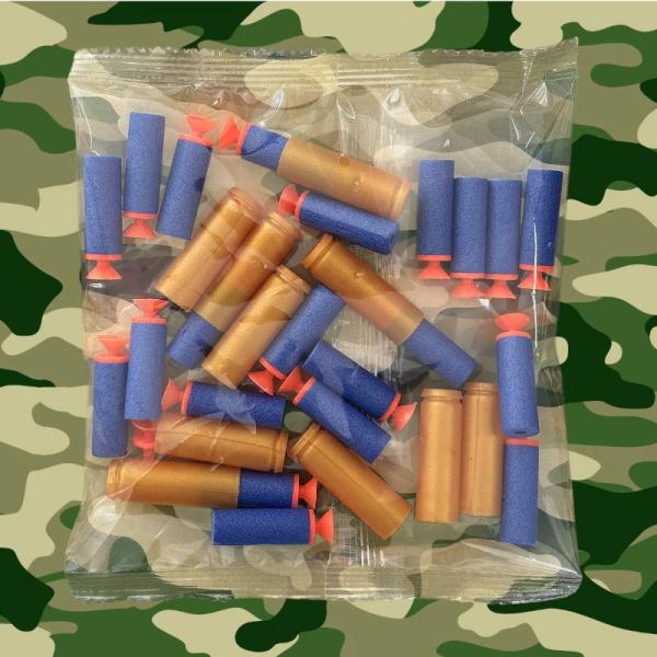 【対応トイガン種類】TY-1148 アサルトスター当店取扱いトイガンシリーズ用の弾丸（スポンジ弾）のセットです。本体付属分の予備弾としてご利用ください。