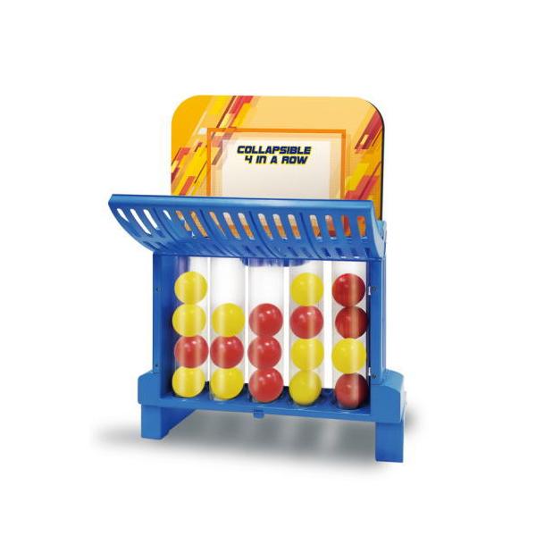 ボールをバウンドさせてシリンダーにシュート！同じ色のボールを4つ並べていく2人対戦型のコネクトゲームです。【セット内容】本体、ボール×25 ●サイズ/本体：約H270×W330×D150（mm）※バックボード除く●対象年齢/6才以上 ●発売...