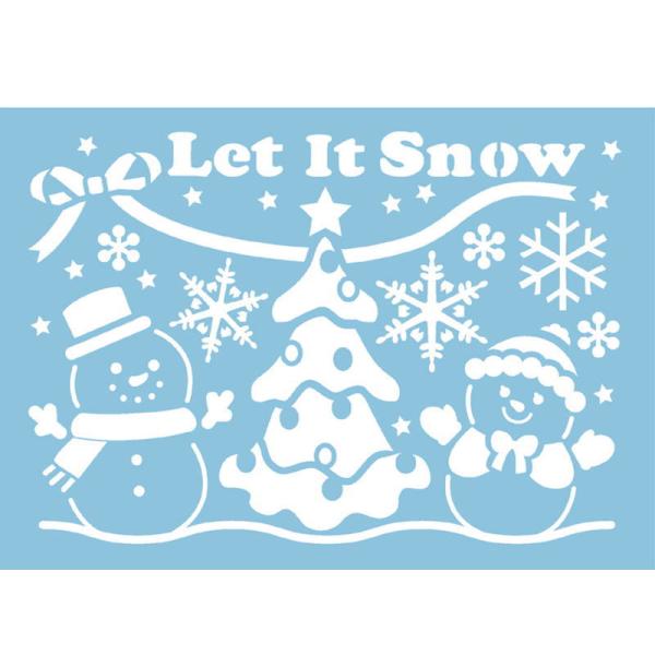 雪のスプレーで窓辺を素敵にデコレーションする為の型紙です。型紙をガラス面に固定して別売りのスノースプレーを吹きかけ型紙を外せば、窓に素敵な雪のデコレーションの完成です。 ●サイズ/（台紙）H29.7×W42（cm）●スノースプレー本体は含ま...
