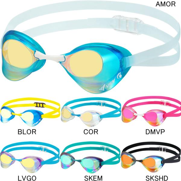 競技用 競泳 スイムゴーグル 水泳 スイミング1/100秒を競う選手のために低抵抗を追求したレーシングモデル。【特長】・アイカップ投影面積を44.4％カットし、不要な流水抵抗の発生を大幅に低減します。・レギュラーサイズゴーグルに比べ、流水抵...