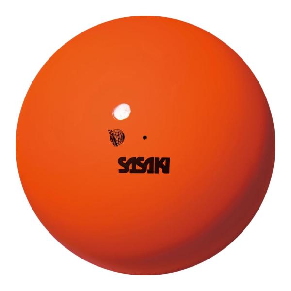 新体操 ボール 球 F.I.G.国際体操連盟認定品 新体操手具 用具よく手になじみ、扱いやすい！SASAKIの最もスタンダードなボールです。 こちらの商品は返品、交換はお受けしかねますのでご了承ください。素材：ゴム サイズ：径：18.5cm...