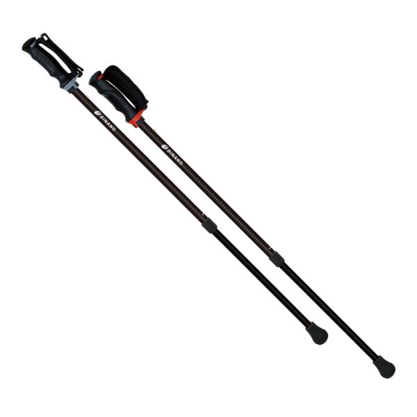 杖 伸縮式 ストック ステッキ 歩行サポート「あんしん2本杖」を両手に持つだけで転びにくい歩行姿勢に！病院では、手術後の回復期にリハビリテーションとして取り入れられており、老人ホームでは、ご利用者の健康状態に合わせ、日常の運動に取り入れられ...