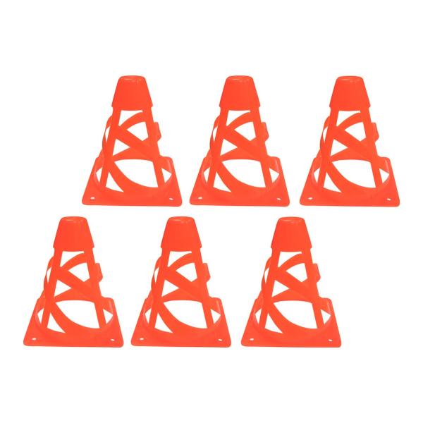 グラウンド グランド 運動会 体育 整備 用品 カラーコーン コーン スポーツ トレーニング サッカー 練習 陸上 送料無料穴が開いているので、風で動きにくい！サイズ：高さ16cm×幅14cm