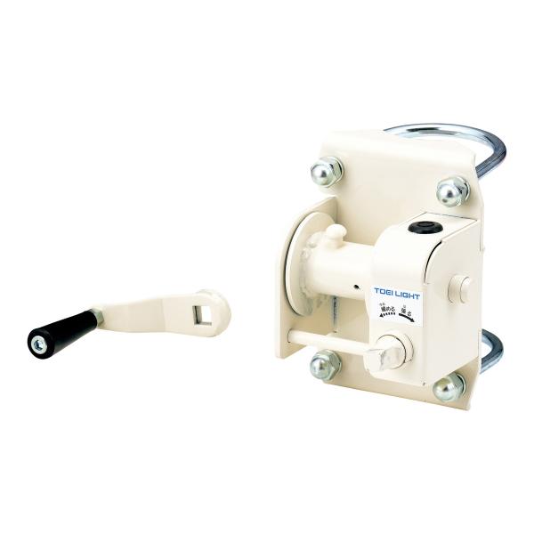 送料無料 バレーボール テニス 球技 ネット巻 用品 設備 備品 部活 学校 体育逆転防止機能付ネット巻。バレー・テニス支柱76mm用。ウォームギヤ式（逆転防止機構）。ハンドル（B-2984H）付。