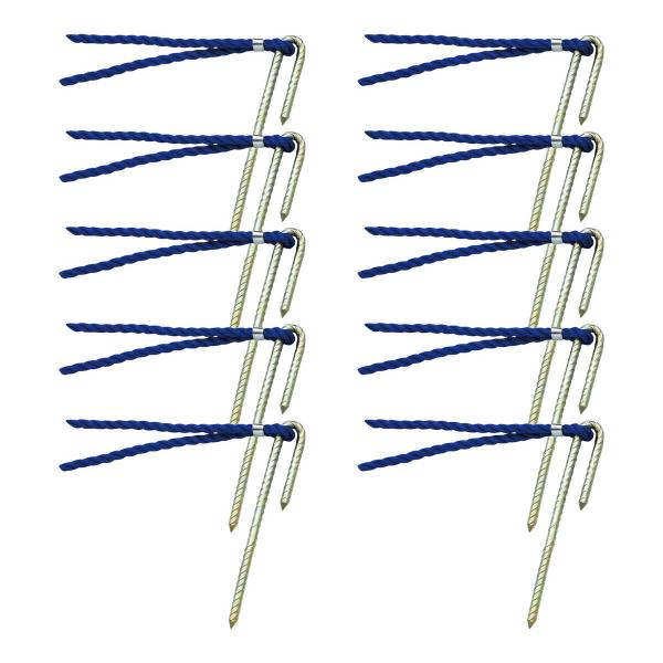 送料無料 グランド コーナー ポイント 学校 体育 運動 スポーツウエーブ加工杭を使用しているので抜けずらく、固めのグランドでも使用可能な万能タイプ。サイズ：杭：6mm×15cm