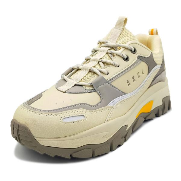 スニーカー 靴 シューズ 厚底 カジュアル ユニセックス スポーツ ダッドシューズ 韓国サイドに「AKCL」のロゴが入ったダッドシューズスタイルのNEWモデル。つま先に反射板、柄の入ったシューレス等、細かなディテールにこだわった1足。多様な...