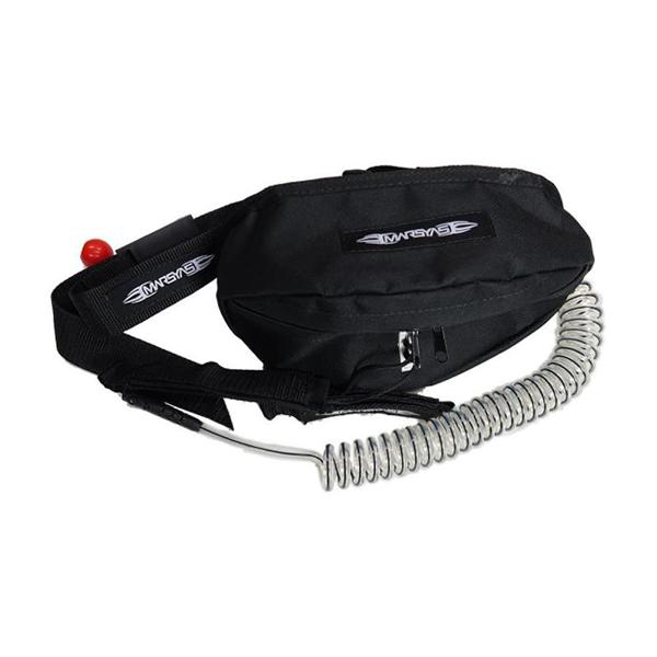 カヌー カヤック マリンスポーツSTAR SUPリーシュとQRベルト、STARリーシュバッグのセットです。バッグにはリーシュとベルトが収納できます。装着時にはマイボトルを収納してダウンリバーにお出かけできます。【STAR SUPリーシュ】S...