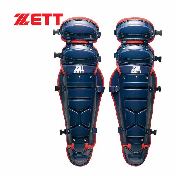 軟式 野球 キャッチャー 捕手 防具 レガーツ レガース 膝 すね当て プロテクター 一般 中学 部活ベーシックな軟式用レガーツ。ネイビーにレッドの差し色でユニホームカラーにコーディネート出来るモデル。素材：ポリエチレン サイズ：膝から足首...