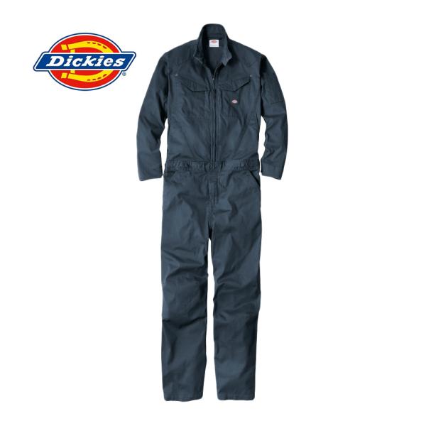オールインワン つなぎ 長袖 ロングパンツ 長ズボン 作業服 カジュアル アメカジ おしゃれ ストレッチ ヘリンボーンライトウェイトで動きやすい。丈夫で伸縮性のあるストレッチヘリンボーン素材を使用したDickiesツナギ。XS〜3XLまで幅...