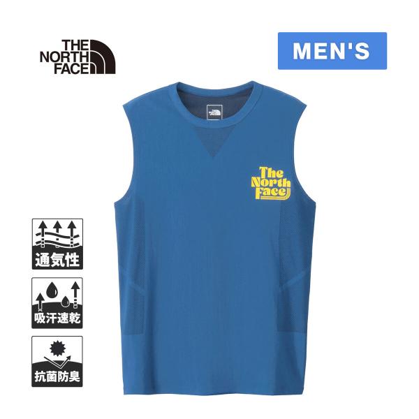 【関連キーワード】THE NORTH FACE ノースフェイス 2025春夏モデル ランニングウエア ノースリーブ シャツ トップス スポーツ ジム トレーニング