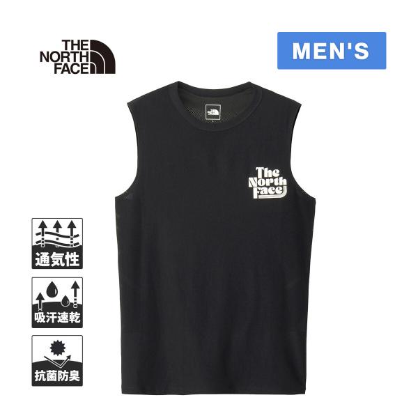 【関連キーワード】THE NORTH FACE ノースフェイス 2025春夏モデル ランニングウエア ノースリーブ シャツ トップス スポーツ ジム トレーニング