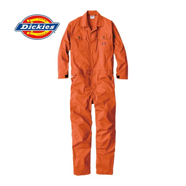 Dickies DICKIES オールインワン つなぎ 長袖 ロングパンツ 長ズボン 作業服 カジュアル アメカジ おしゃれ綿リッチな素材を使用したDickiesストレッチCVC長袖ツナギ。たくさんの機能がついており、ハードな作業だけでなく...