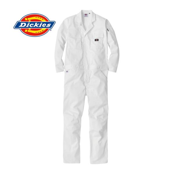Dickies DICKIES オールインワン つなぎ 長袖 ロングパンツ 長ズボン 作業服 カジュアル アメカジ おしゃれ横の伸長率約17％のストレッチ素材を使用したDickiesT/Cツナギ。たくさんの機能がついており、ハードな作業だけ...