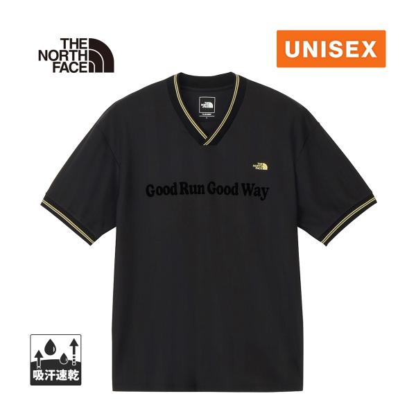 【関連キーワード】THE NORTH FACE ノースフェイス 2026春夏モデル 半袖 Tシャツ トップス ランニング ジョギング レース マラソン スポーツウェア チーム 練習 ブイネック Vネック 吸汗 速乾 UV カジュアル