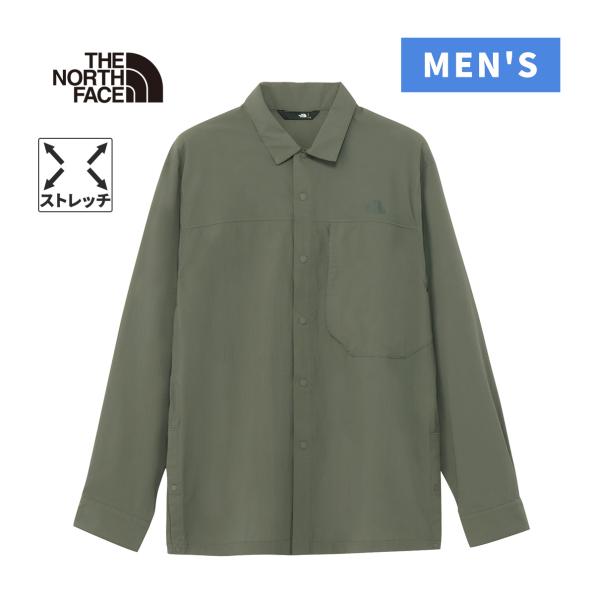【関連キーワード】THE NORTH FACE ノースフェイス 2026春夏モデル 長袖シャツ ソフトシェル 軽量 薄手 はっ水 トップス アウトドア 登山 ハイキング クライミング
