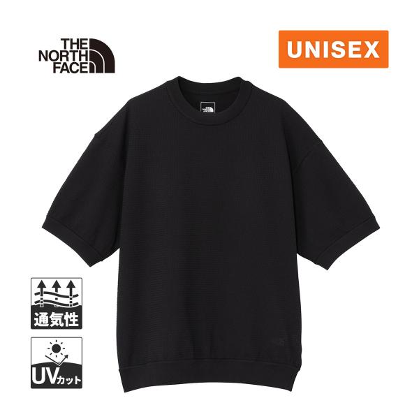 【関連キーワード】THE NORTH FACE ノースフェイス カラー：ブラック 2026春夏モデル 半袖シャツ ニットソー トップス 通気性 遮熱性 UVカット ゆったり リラックスシルエット アウトドア 普段使い 夏レジャー