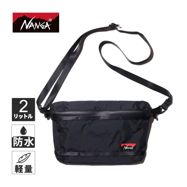 サコッシュ ショルダーバッグ ポシェット 斜め掛け 防水仕様 防水透湿素材 日常使い アウトドア 旅行 アクティビティ カジュアル おでかけ 【アイテムの特徴】・NANGA独自生地『オーロラテックス（R）』を使用した防水仕様のサコッシュ。・...