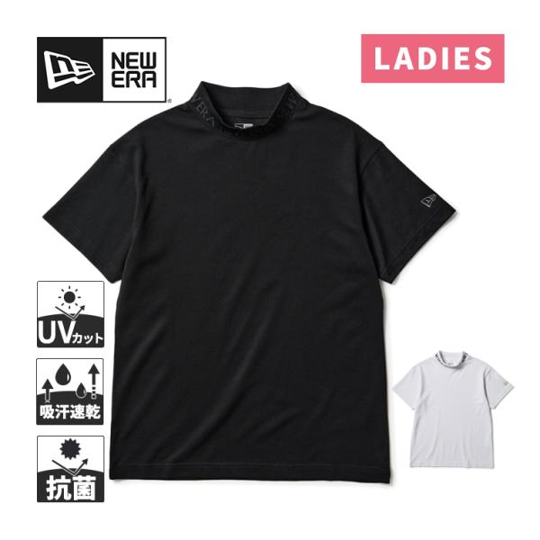 カラー：14859872：ホワイト ゴルフウェア 半袖シャツ ミッドネック モックネック モックシャツ Tシャツ ティーシャツ トップス 吸汗速乾 UVカット 抗菌加工 ストレッチ性 普段使い アウトドア■どんな商品？通気性の高い鹿の子編み...