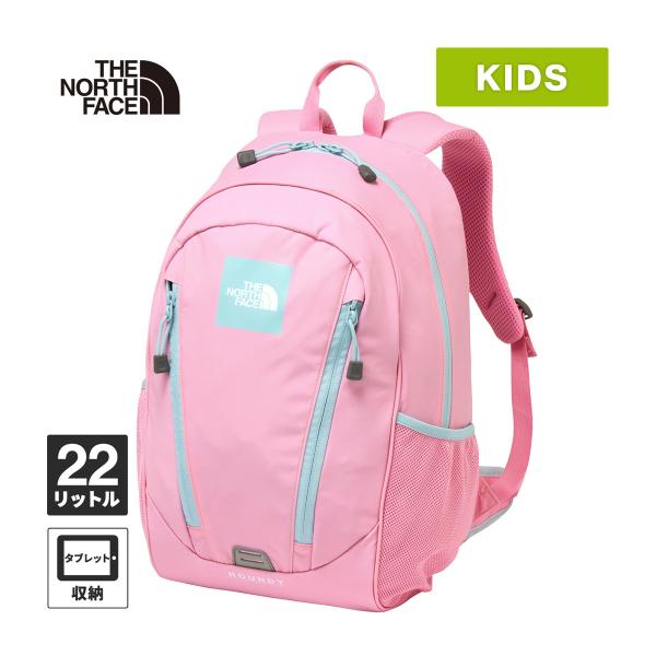 【関連キーワード】THE NORTH FACE ノースフェイス キッズ 子供用 デイパック リュック バックパック 22L 遠足 トレッキング デイリー タブレット収納 ホイッスル リフレクター ネームホルダー アウトドア