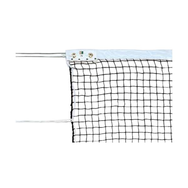送料無料 テニス 学校体育 スポーツ施設 設備 用具テニスネットを安全にお使いいただくために、ご使用前に必ずワイヤーコードの点検を行い、ササクレ・切れ等の異状の無いことを確認の上でご使用ください。サイズ：スチールワイヤー14.8m