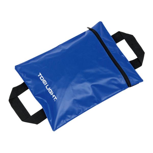 送料無料 グランド用品 設備 備品 リハビリ 介護スポーツ器具の荷重用ウエイト、砂(別途ご用意ください)を入れてご利用ください。10kg用。取手付。室内外兼用タイプ。砂もれを防ぐ二重構造。ファスナー付。サイズ：30×40cm