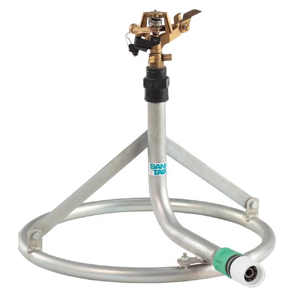 送料無料 グラウンド用品 整備品 メンテナンス 散布小さいけれどパワフル散水。水道圧を利用した本格的なスプリンクラーです。・ワンタッチ継手付（11 〜 15mmホース用）。・散水拡散機能付。・散水距離調節機能付。・散水範囲調整機能付（全円〜...