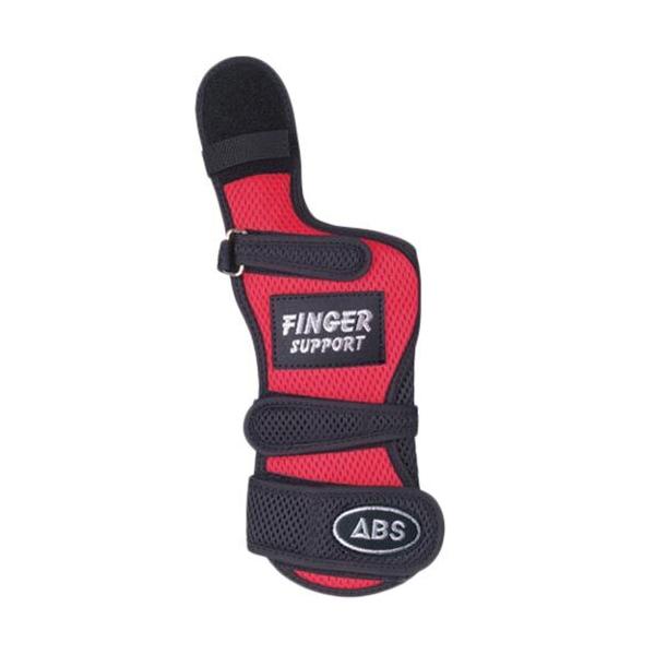カラー：レッド/ブラック ボウリンググローブ リスタイ サポーター ボーリング 人差し指をシッカリと固定しリストのオーバーターンを防御。●固定エリア：フィンガー〜リスト。サイズ：S、M、L