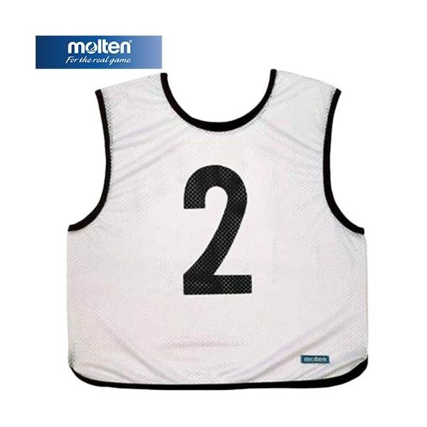 ビブス ゼッケン サッカー フットサル ハンドボール 試合 練習用品 部活※お届けは、ゲームベスト 10枚組み（白/番号1〜10）になります。撥水加工を施したベームベスト。中学校・高校・一般向けゲームベスト。クラブ活動や体育祭の必須アイテム...