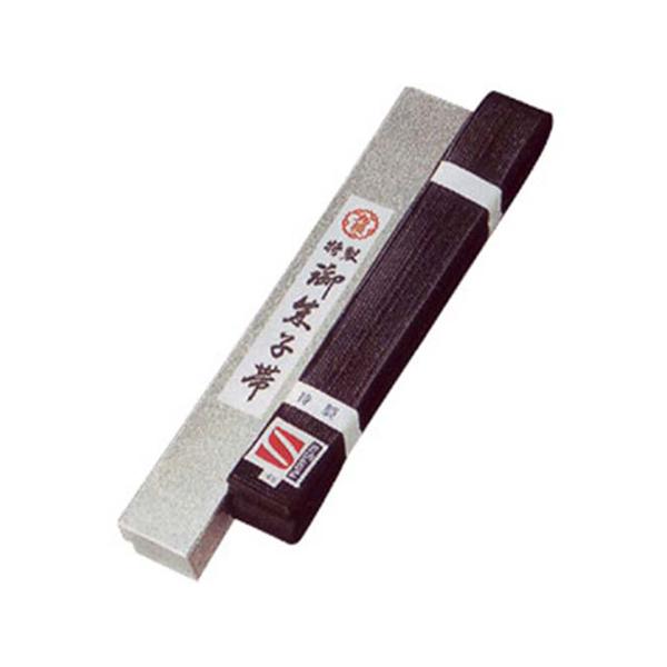 柔道帯 柔道 黒帯 有段者 高段者 武道 九桜 クサクラ黒朱子生地使用の黒帯です。【帯の選び方について】・柔道の場合通常の目安として腰囲（ウエスト）の2倍プラス90cm〜100cm位が適寸となります。帯の結び目から両端まで20cm程度の余裕...