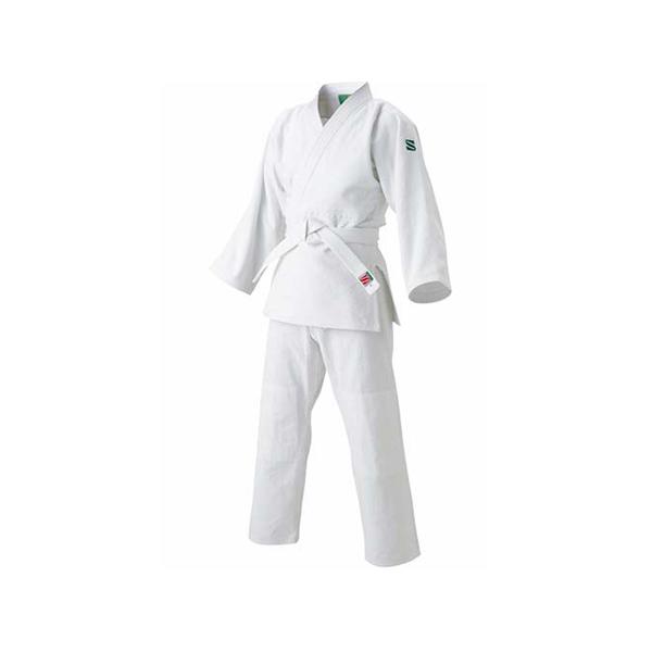 カラー：ホワイト 柔道着 初級者 学校正課 柔術 武術 九桜 クサクラ初心者より中級者まで幅広く愛されている「大和錦」ブランド柔道衣。「大和錦」の三大特徴1、ソフトで肌触りがよい。2、上衣前合わせがよい。3、生地にこしがあり、いつまでも型崩...