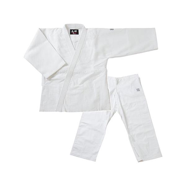 カラー：ホワイト 柔道着 先鋒 選手用 練習用 JUWE 柔術 武術 九桜 クサクラ・一般から中学上級者用です。・ニューカッティング、グレードアップの仕様です。・上下ロゴ：グレー「S」刺繍入り。※帯は別売りとなります。※ネーム加工は「九櫻 ...