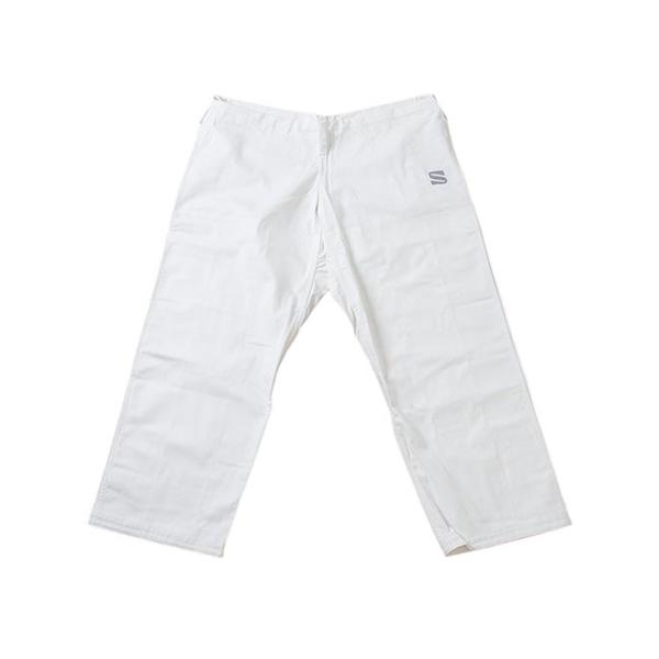 カラー：ホワイト 柔道着 先鋒 選手用 練習用 JUWE 柔術 武術 九桜 クサクラ・一般から中学上級者用です。・ニューカッティング、グレードアップの仕様です。・ロゴ：グレー「S」刺繍入り。※上衣・帯は別売りとなります。※ネーム加工は「九櫻...