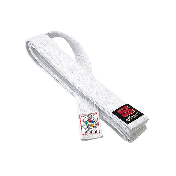 武道 柔道帯 一般 中学生 小学生 柔術 九桜 クサクラIJF公認・全柔連規格基準。フェルト芯入試合用白帯。※IJF認定帯は、指定検査機関において合格したものです。【帯の選び方について】・柔道の場合通常の目安として腰囲（ウエスト）の2倍プラ...