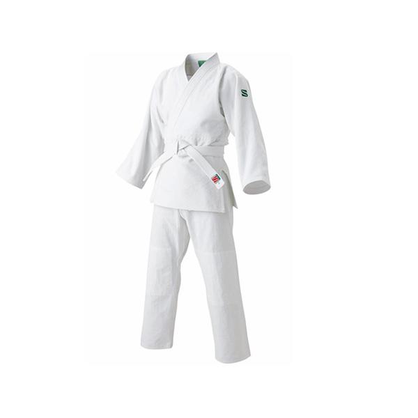 カラー：ホワイト 柔道着 初級者 学校正課 柔術 武術 九桜 クサクラ初心者より中級者まで幅広く愛されている「大和錦」ブランド柔道衣。「大和錦」の三大特徴1、ソフトで肌触りがよい。2、上衣前合わせがよい。3、生地にこしがあり、いつまでも型崩...
