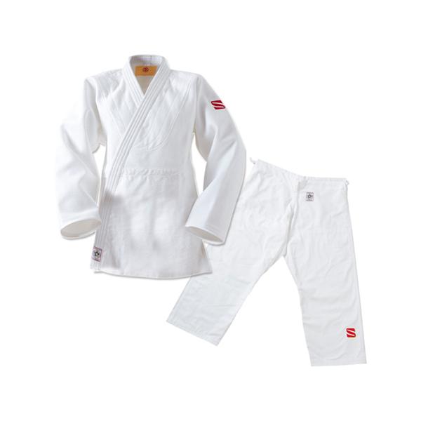 武道 柔道着 全柔連認証 一般 警察関係 大学生 高校生 中学生 九桜 クサクラ ※Y体サイズ：身長に対して細身の方向け。防縮加工済柔道衣です。IJF主催国際大会、全柔連主催指定大会使用可。・えり4本縫。・上下ロゴ赤「S」刺しゅう入。・サン...